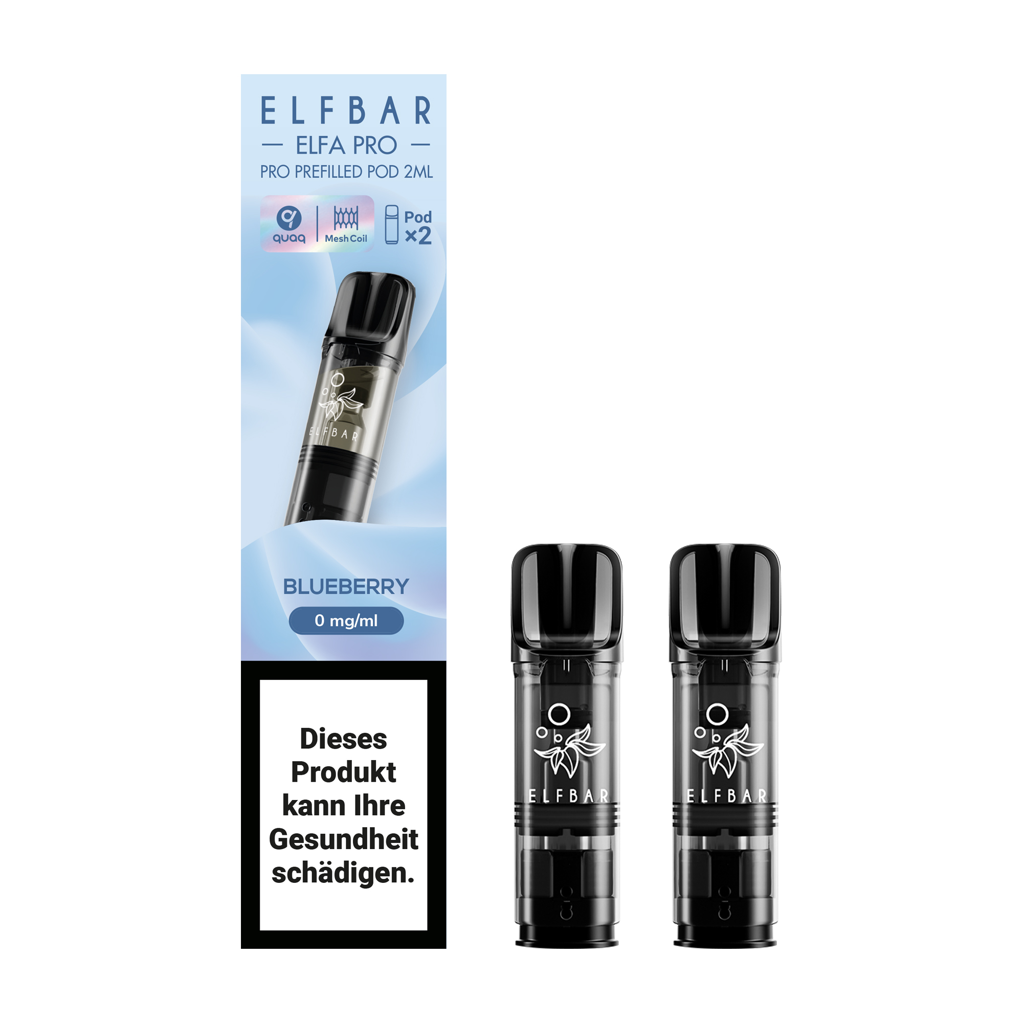 ELFBAR ~ Elfa Pro - 2 x 2ml Pods (0mg) ~ Blueberry kaufen | Shop mit grosser Auswahl & besten ...